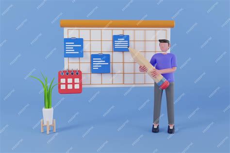 Premium Psd Task Priority Management 3d Illustration Project