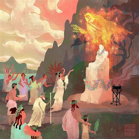 Greek Religion Hellenic Polytheism Illustrated By Me Details In