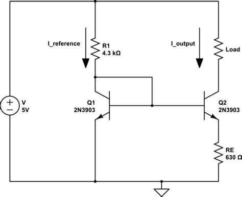 Simulation Measuring Output Impedance Of Widlar Current Source