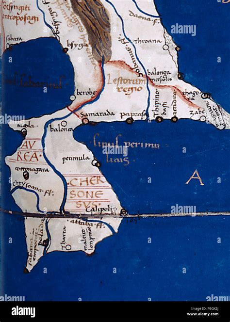 1639 The Golden Chersonese Details From The Eleventh Map Of Asia