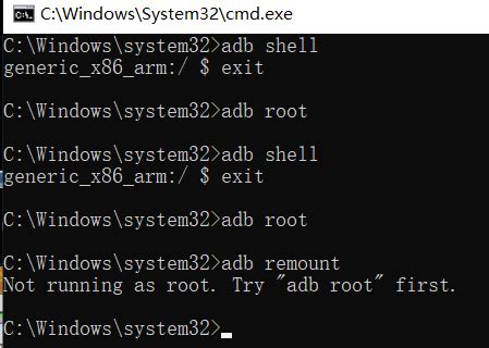 Adb Root Doesn T Return Anything On Android Emulator Stack Overflow