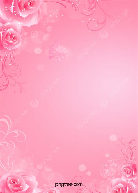 Romantic Pink Background Wedding Invitations H5 Wallpaper Image For Free Download Pngtree