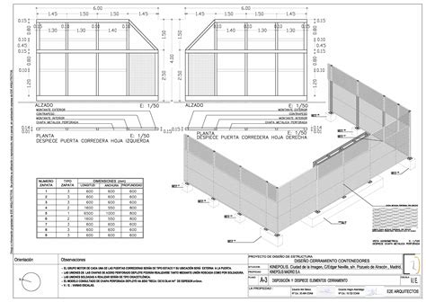 DiseÑo Cerramiento E2e Arquitectos