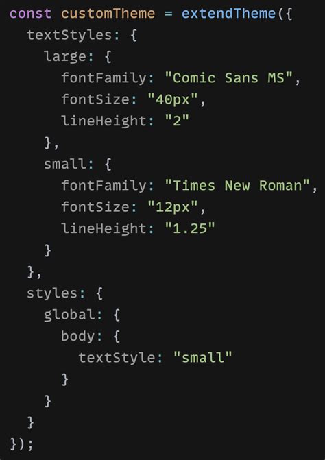 TextStyles Defined Inside ExtendTheme Arent Applied Correctly Issue Chakra Ui Chakra