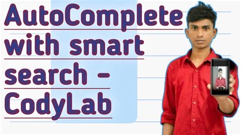 Autocomplete With Smart Search Codylab Youtube