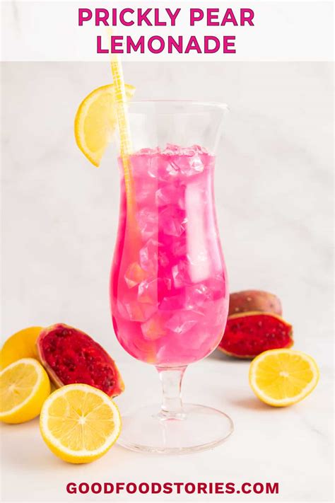 Prickly Pear Lemonade Cactus Lemonade Good Food Stories