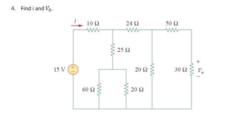 Solved Find I And V Chegg Com