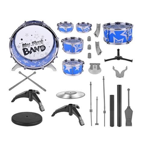 Детски барабанен комплект Isp Likesmart Band 60x50x54 см 6 барабана 1 седалка 2 палки 1