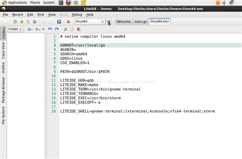 linux golang 开发环境安装配置liteIDE Golang教程网