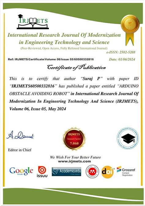 Suraj P On Linkedin Robotics Arduinoproject Journal