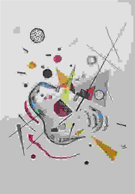 Wassily Kandinsky Watercolor On Paper Russian Abstract Geometric Shapes