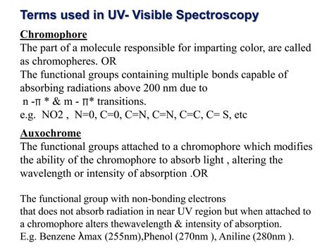 Uv Spectroscopy Ppt Pptx