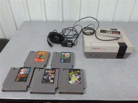 Nintendo Nes Game Console Oberman Auctions