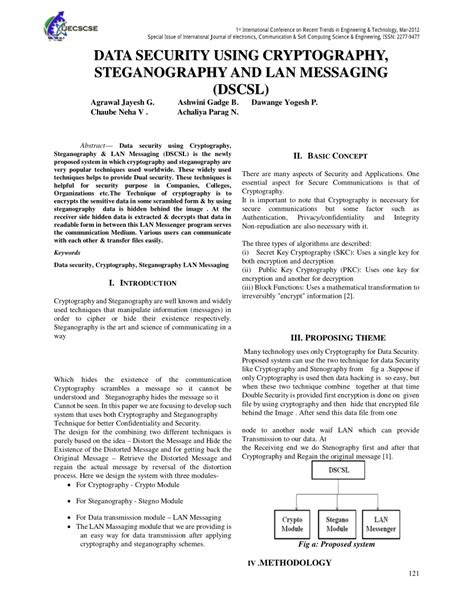 Pdf Data Security Using Cryptography Steganography And Lan Messaging