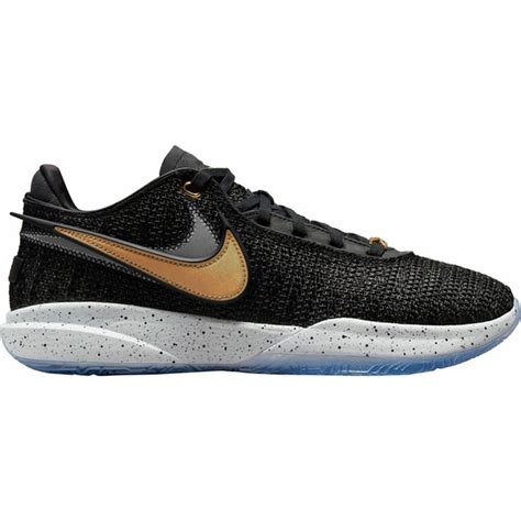Nike Lebron Xx Basketball Shoes Black Gold White And Platinum 1 Each
