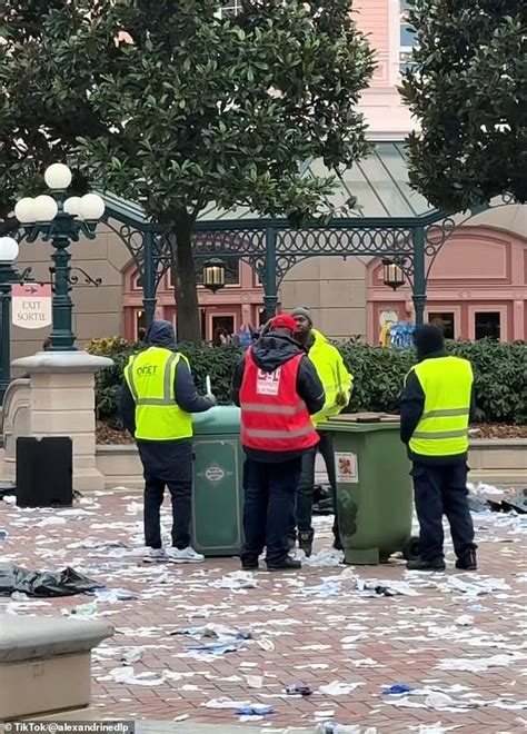 Disneyland Left Covered In Trash As Cleaning Staff Go On Strike Over
