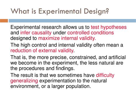 ppt experimental design powerpoint presentation free download id