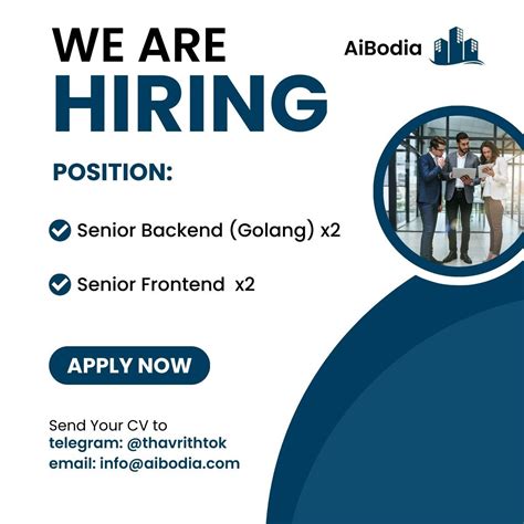 Aibodia On Linkedin Hiring Backend Frontend Techjobs