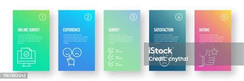 설문 조사 및 평가 인포 그래픽 디자인 템플릿 아이콘 및 5 옵션 또는 프로세스 다이어그램 프리젠 테이션 워크플로 레이아웃 배너 순서도 인포 그래픽에 대한 단계 설문지에
