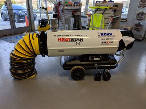 Indirect Heaters Diesel Kerosene Jet Fuel Knox Equipment Rentals West Chester Pa