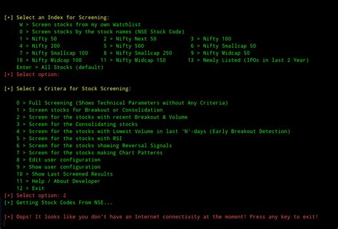 Bug Throws An Error When Selecting All Stocks Default Option For Index Screening Issue