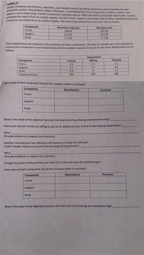 Solved With The Following Information Answer The Questions