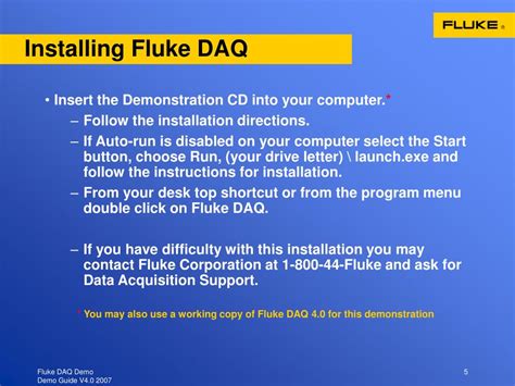Ppt Fluke Daq 40 Visual Demo Guide 2680a Apsw V40 Powerpoint