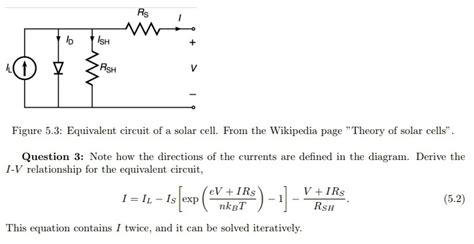 Solar Cell Equivalent Circuit Diagram Circuit Diagram
