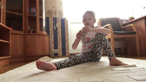 Шпагат тренировка художественная гимнастика Youtube