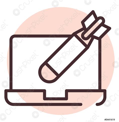 Cyber Security Attack Illustration Vector On White Background Stock Vector 5441619 Crushpixel