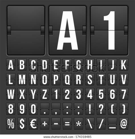 Vector Countdown Timer Date Calendar Scoreboard Stock Vector Royalty Free 174318485