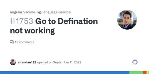 Go To Defination Not Working · Issue 1753 · Angularvscode Ng Language Service · Github