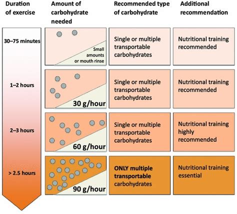 The New Carbohydrate Intake Guidelines Carbohydrate Intake