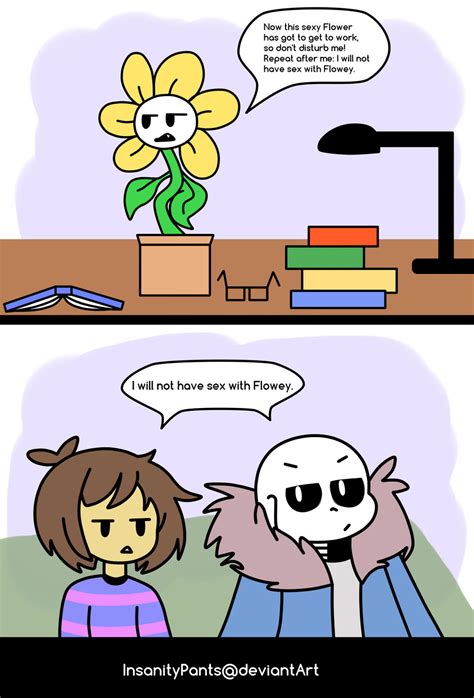 No Sex With Flowey By Insanitypants On Deviantart