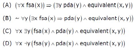 Quiz About Propositional And First Order Logic