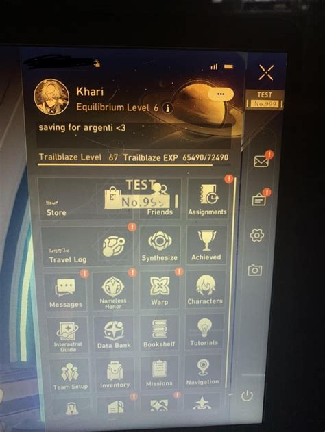 Test Server After Update Rhonkaistarrail