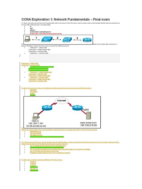 Ccna Exploration 1 Pdf Ip Address Computer Network