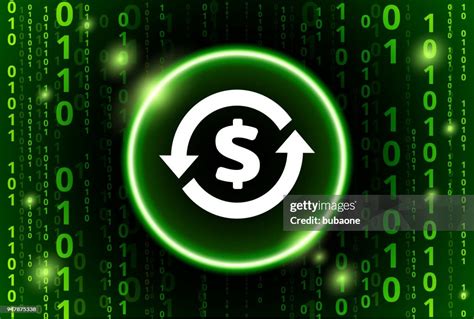 Money Circulation Binary Code Vector Pattern Background High Res Vector