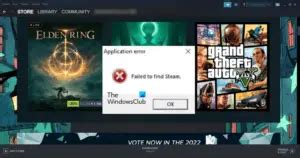 How To Fix Failed To Find Steam Error On Windows