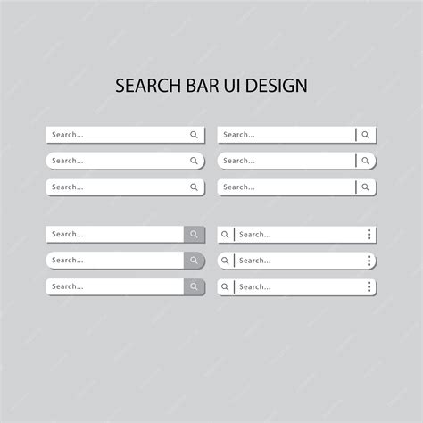 Premium Vector Vector Search Bar For Ui Design Elements Vector Graphic Illustration Premium