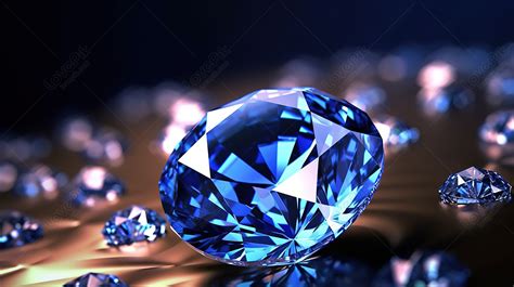 다이아몬드 그룹 놀라운 3d 일러스트레이션이 포함된 생생한 사파이어 블루 다이아몬드 다이 배경 놀라 배경 투명도 배경 이미지 Hd 다이 놀라 투명도 배경 사진