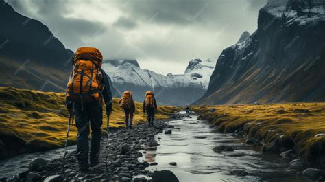 Premium Photo Adventurous Guy Exploring The World Epic Expeditions