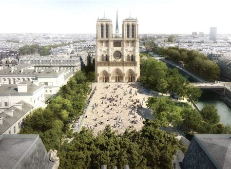 Notre Dame Visitor Centre Set To Be Built In Underground Car Park 【download Autocad Blocks