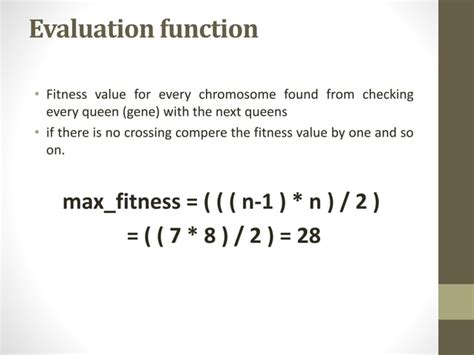 solution of n queens problem genetic algorithm pptx