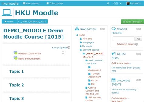 Moodle Course Theme Information Technology Services