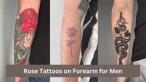 Rose Tattoo Forearm Male
