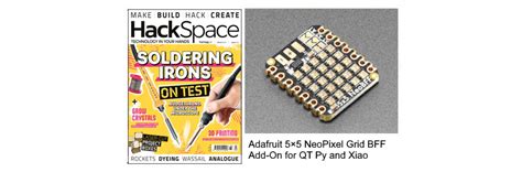 Adafruit 5×5 Neopixel Grid Bff Add On For Qt Py And Xiao Hackspace