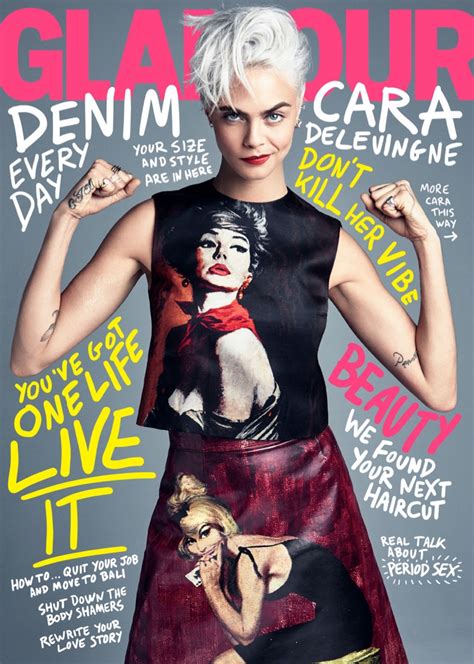 Cara Delevingne Poses For Glamour Opens Up About Her Sexuality