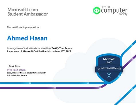 Ahmed Hasan On Linkedin Microsoftcertification Continuouslearning Mlsa Professionalgrowth