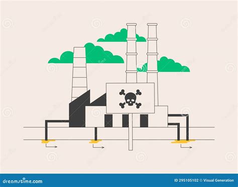 Groundwater Pollution Abstract Concept Vector Illustration Stock Vector Illustration Of